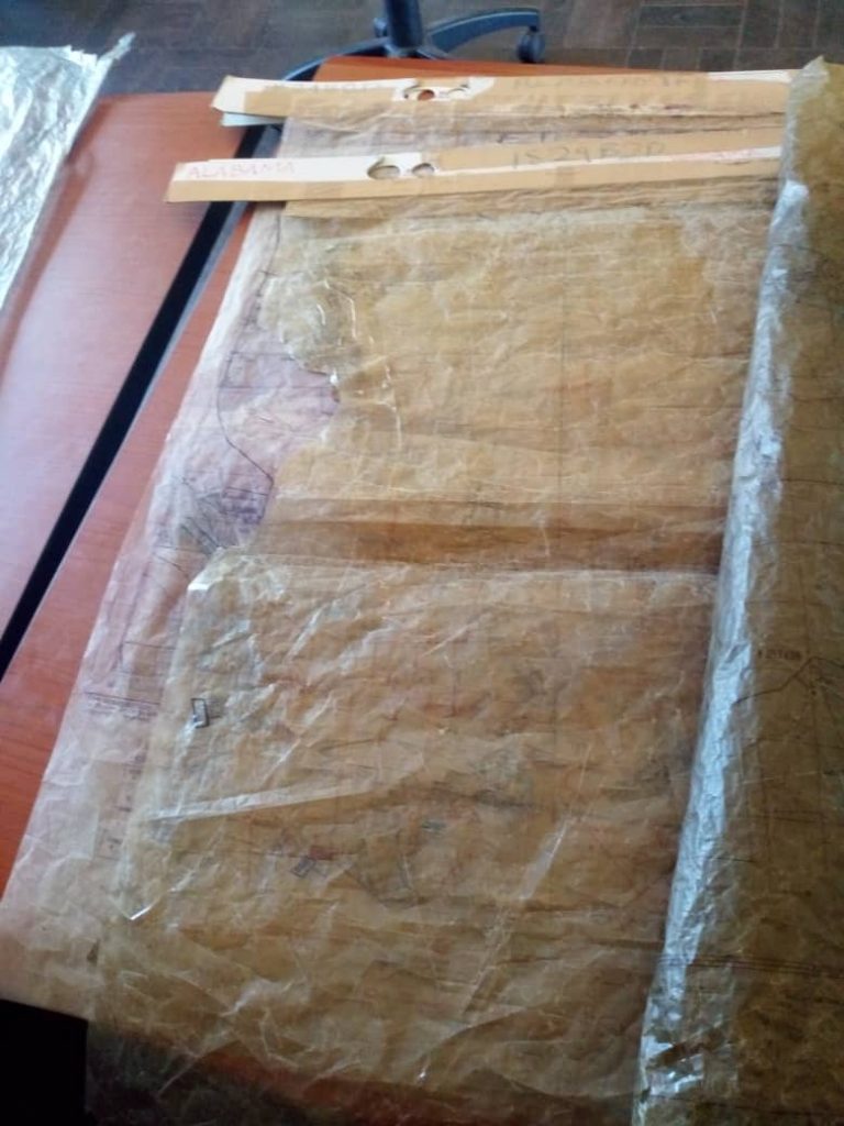 Shocking state of geological maps at Chinhoyi Ministry of mines ...