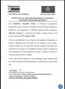 New requirements for firearm licenses and renewals - Mining Zimbabwe