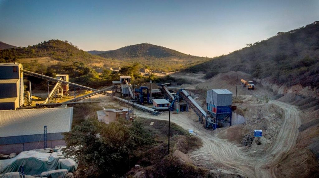 Large scale mining operations in Zimbabwe
