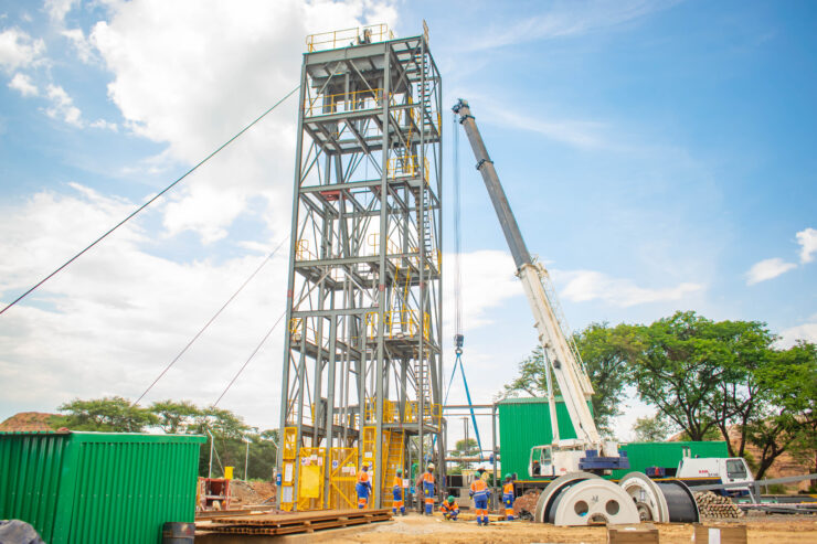 Mnangagwa commissions the Pickstone underground project